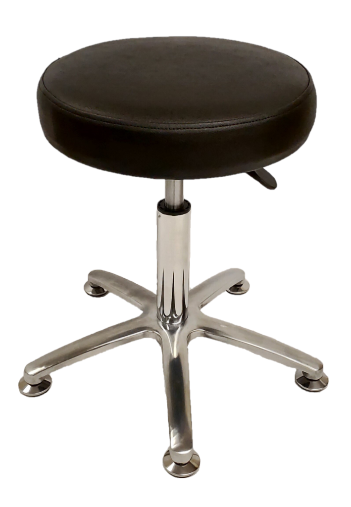 DF35GSP Salon Stool with Glides - Paragon Traders